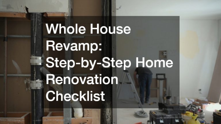 Whole House Improvement: Step-by-Step Home Renovation Checklist ...